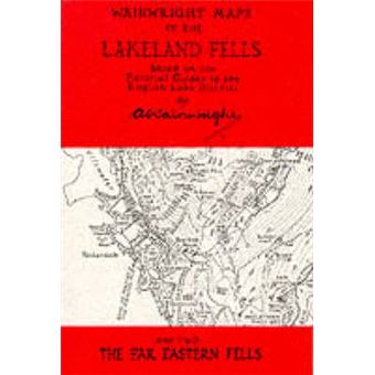 Wainwright Maps Of The Lakeland Fells Far Eastern Fells Map 2 Alfred ...