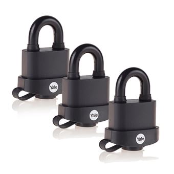 Cadeado Yale Y220B/51/118/3 | Preto - Sistemas de segurança - Compra na ...