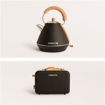 Pack CREATE | Torradeira de Pão TOAST RETRO + KETTLE RETRO - Torradeira ...