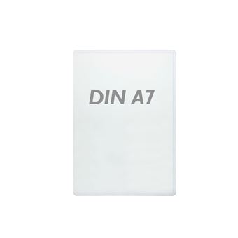 Capa de Plástico Transparente PrimeMatik para Arquivo de Documentos A7 ...