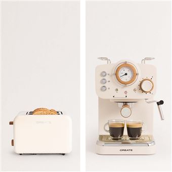 Pack Create Torradeira TOAST RETRO para Fatias Largas + Cafeteira ...