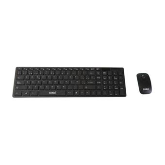 Teclado e Rato sem Fios SANDA K-06 | 2.4G | Preto - Teclado - Compra na ...