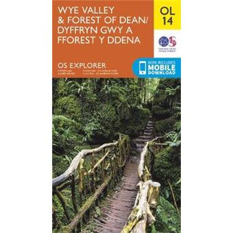 Os Explorer Map Ol14 Wye Valley Forest Of Dean Os Explorer - Mapas ...