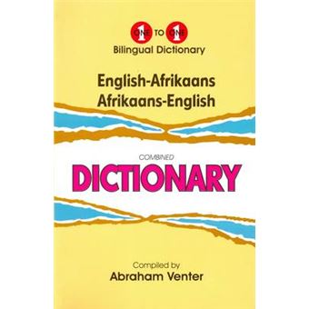 English-afrikaans & Afrikaans-english One-to-one Dictionary A. Venter ...