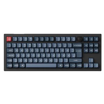 Teclado Wireless Keychron V3 Max | Idioma: Alemão | Azul escuro ...