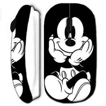 Rato Wireless Maniacase Mickey Disney Preto E Branco Mouse - Rato ...