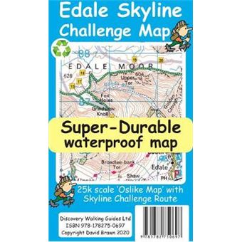 Edale Skyline Challenge Map David Brawn - Mapas - David Brawn - Compra ...