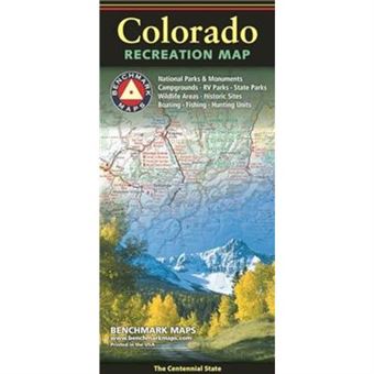 Colorado Recreation Map by Benchmark Maps Benchmark Maps - Capa Mole ...