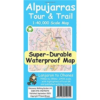 Alpujarras Tour Trail Map David Brawn - Mapas - David Brawn - Compra ...