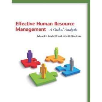 Effective Human Resource Management A Global Analysis - Capa Mole ...
