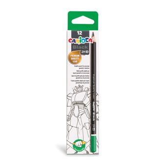Lápis Grafite Carioca 2H 42928 | Caixa com 12 Unidades - Lápis - Compra ...