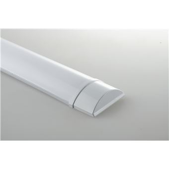 Barra LED Intec BATTEN em policarbonato branco 36W luz natural 4000K 120 cm - Candeeiro - Compra ...