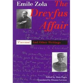 The Dreyfus Affair Emile Zola - Capa Mole / Paperback - Emile Zola ...