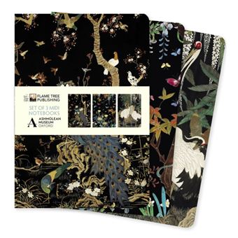 Ashmolean Museum Set of 3 MIDI Notebooks Flame Tree Studio - Capa Mole ...
