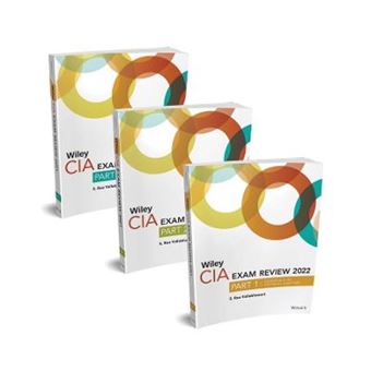 Wiley Cia 2022 Exam Review: Complete Set Wiley - Capa Mole / Paperback ...