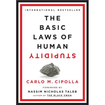 The Basic Laws Of Human Stupidity Carlo M Cipolla & Foreword by Nassim ...