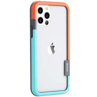 Bumper Antiimpacto para Iphone 16 pro max Laranja e | Azul - Capa ...