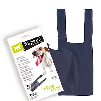 Saco de Dejetos de Cães/gatos Ferplast L270 | Preto - Higiene dos Gatos ...