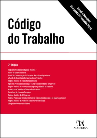 Código do Trabalho 7.ª Edição - Brochado - Almedina - Compra Livros na ...