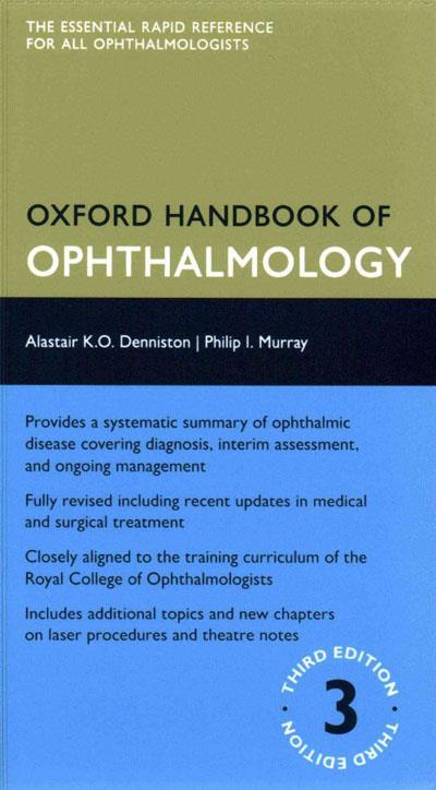 Oxford Handbook of Ophthalmology 3rd Edition - DENNISTON, ALASTAIR E ...