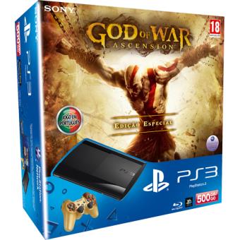 Consola Sony PS3 Slim 500GB + God of War: Ascension Limited Edition ...