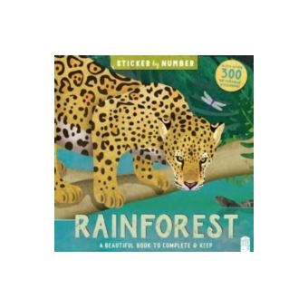 Sticker by number rainforest - Kath Jewitt, Woodward, Jonathan - Compra ...