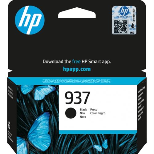 Tinteiro HP 937 Preto (4S6W5NE) - Tinteiro Impressora - Compra na Fnac.pt