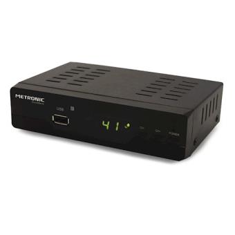 Metronic Flashbox Terrestre Preto descodificador/recetor de TV ...
