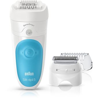 Depiladora Braun Silk-épil 5 5/890 SensoSmart - Azul - Depiladora de ...