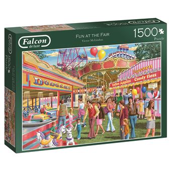 Puzzle Fun at the Fair - 1500 Peças - Falcon - 1000-2000 Peças - Compra ...