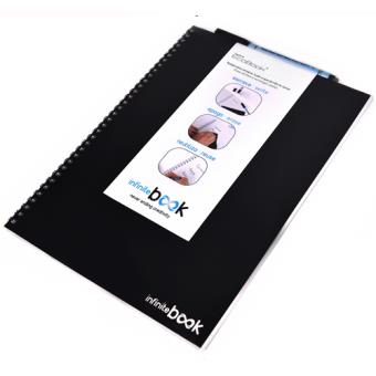 Caderno Liso InfiniteBook A4 Preto - Caderno A4 - Compra na Fnac.pt