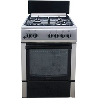 Fogão a Gás Junex FL772X | 60 cm | 4 Bocas | A | Inox - Fogões - Compra ...