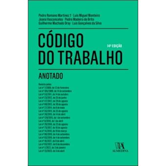 Código do Trabalho Anotado 14.ª Edição - Cartonado - Pedro Romano ...