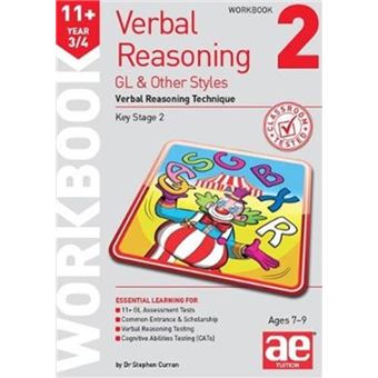 11+ Verbal Reasoning Year 3/4 Gl & Other Styles Workbook 2 - Verbal ...