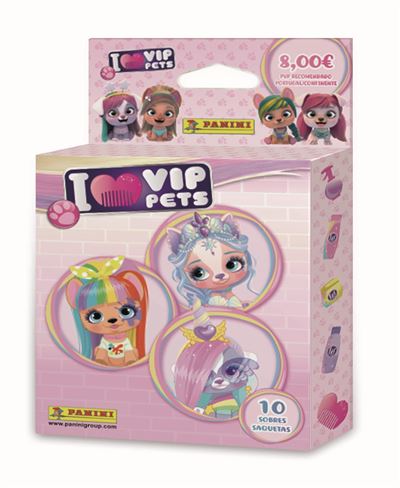 Saquetas Cromos Panini Vip Pets - Ecoblister com 10 Unidades ...