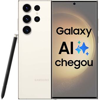 Samsung Galaxy S23 Ultra 5G 256GB - Bege - SmartPhone Android - Compra ...