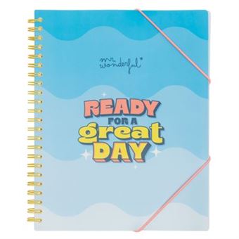 Pasta Espiral com 30 Micas Mr Wonderful – Ready For a Great Day ...