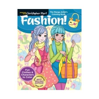 The Manga Artist's Coloring Book- Fashion! - Fun CloThes & Characters ...