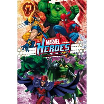 Marvel Heroes - Poster Standard (91,5 x 61 cm) - Poster - Objecto ...