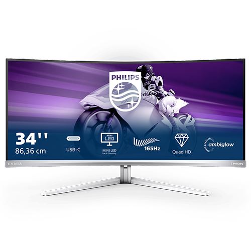Monitor Gaming Curvo Philips Evnia 7000 34M2C7600MV/00 | 34'' | 165 Hz ...