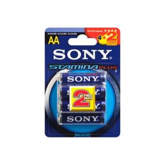 Sony Pilha AA Stamina Plus 4+2 - Pilhas - Compra na Fnac.pt