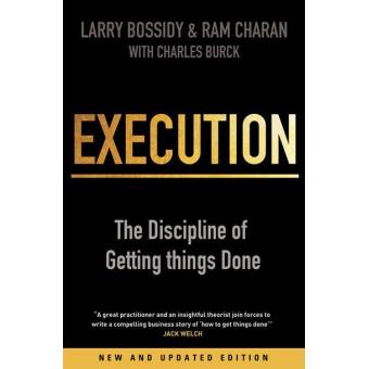 Execution The Discipline of Getting Things Done - Brochado - Larry ...