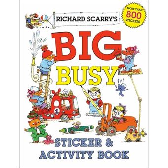 Richard Scarry's Big Busy Sticker and Activity Book - Brochado ...