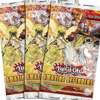 Yu-Gi-Oh Amazing Defenders - Blister 3 Boosters - Jogos de Cartas ...