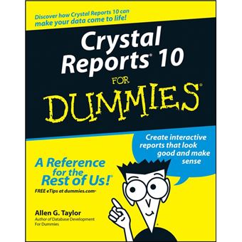 Crystal Reports 10 For Dummies - ePub - Compra ebook na Fnac.pt