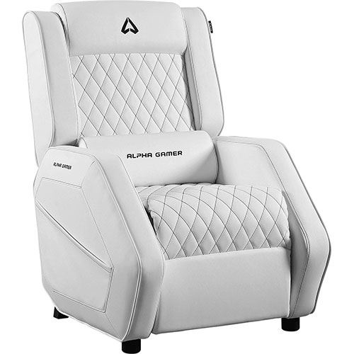 Sofá Gaming Alpha Gamer Terion - White | Black - Cadeiras gaming ...