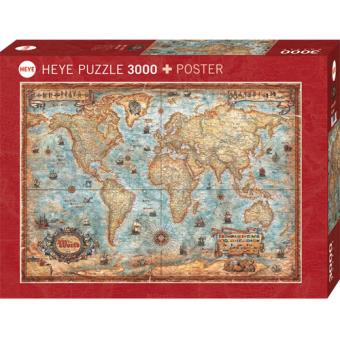 Puzzle The World - 3000 Peças - Heye - 2000-5000 Peças - Compra na Fnac.pt