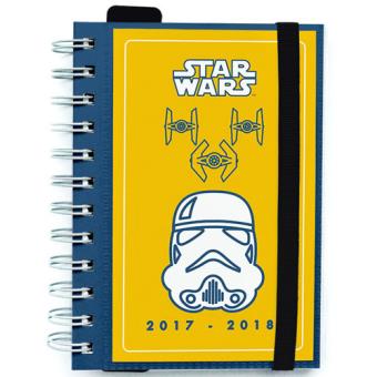 Agenda Diária Escolar Star Wars Bolso 2017-2018 - Agenda escolar ...