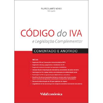 Codigo do IVA e Legislação Complementar Comentado e Anotado - Brochado ...