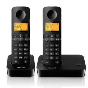 Philips Telefone DECT D2002 Duo - Telefone sem Fios - Compra na Fnac.pt